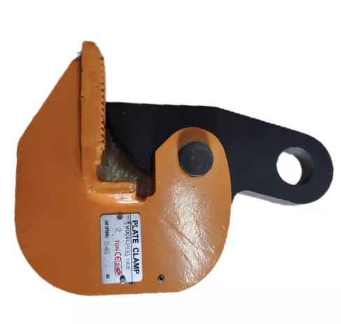 What are the two types of plate clamps?